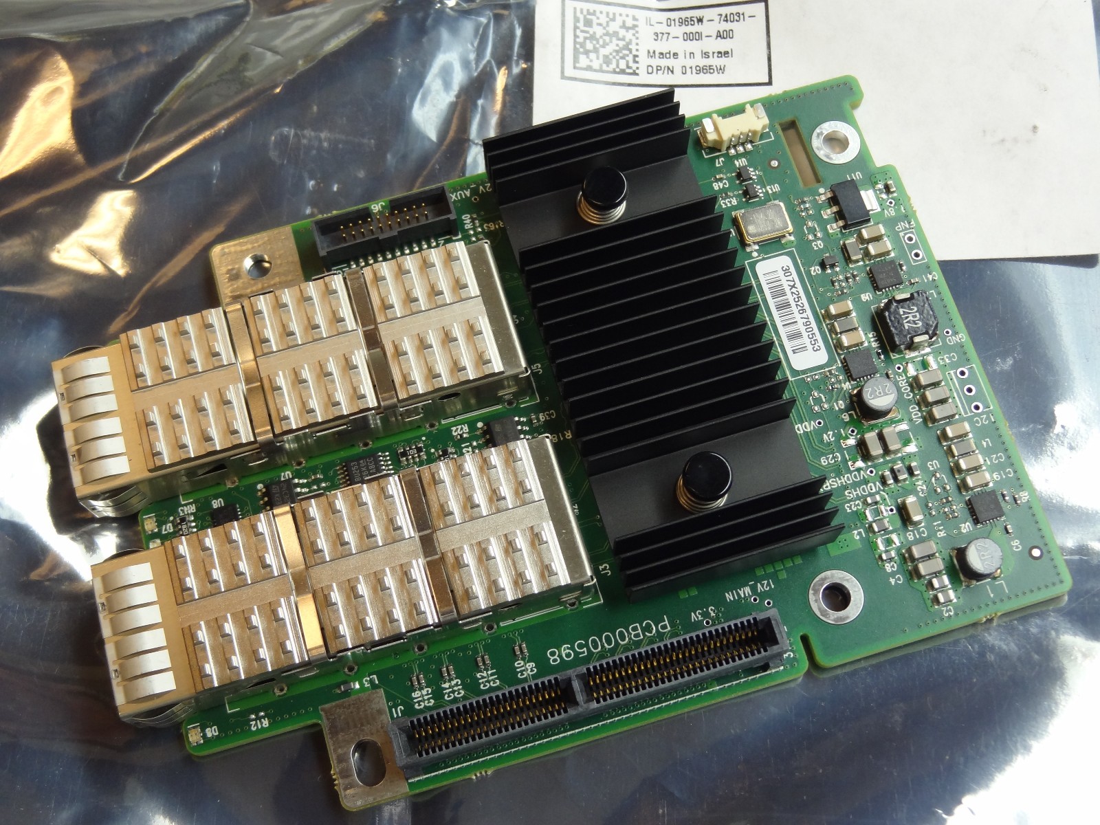 Mellanox Dell 1965W 2-Ports InfiniBand Switch MCX384A-BCAA 40Gb #TQ1763 ...