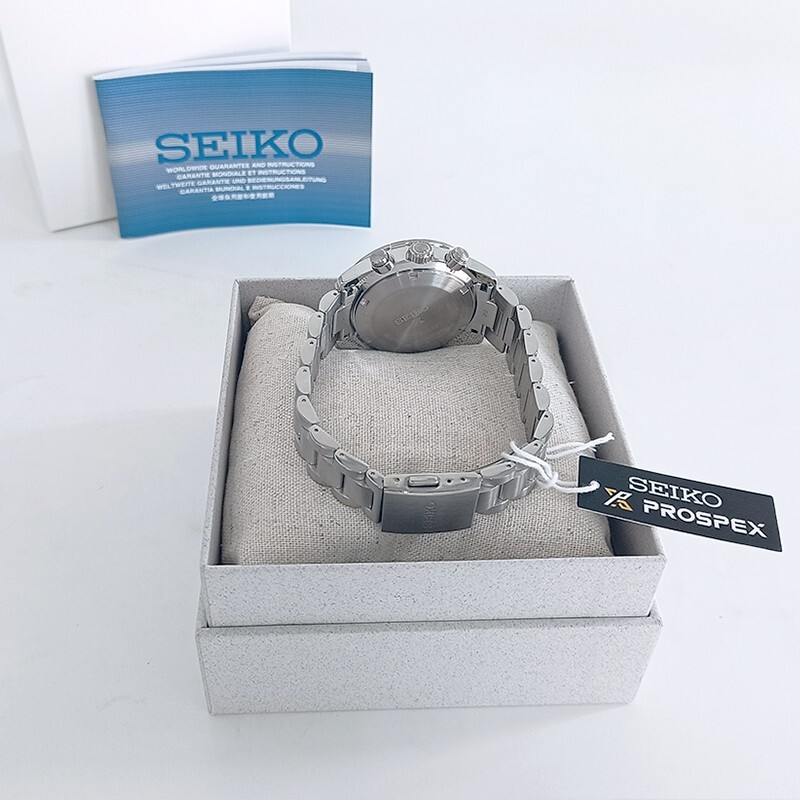 Men's Classic Seiko Prospex Speedtimer Blue Dial SSC913 Chronograph ...