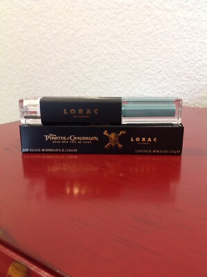 Lorac Pirates Of The Caribbean Dual Ended Lip Gloss Lipstick Duo Ahoy ...