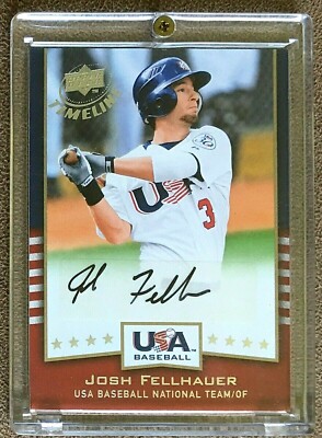 Josh Fellhauer 2008 Upper Deck Timeline Team USA Autograph #USA-JF ...