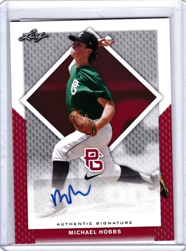 Michael Hobbs 2016 Leaf Perfect Game Plate & Proof Autos 1/1 | eBay