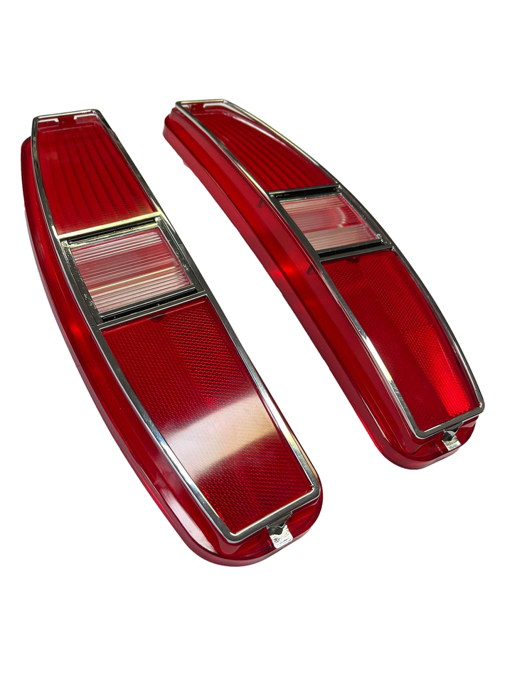 1970 1971 Ranchero Torino Wagon Taillight Lens Bezel & Gaskets Pair ...