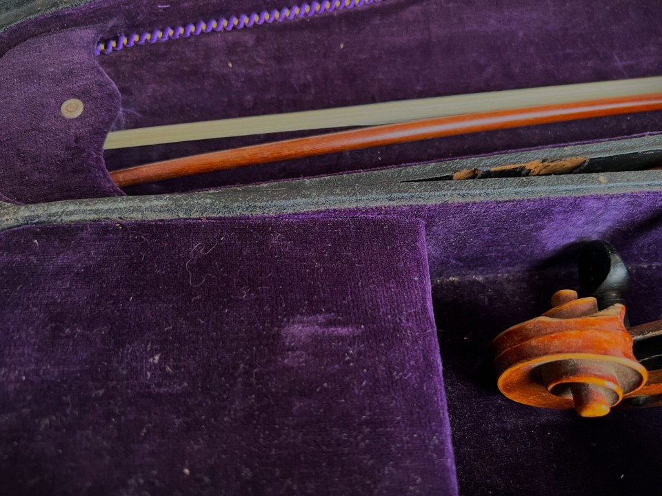 Vintage Jacobus Stainer Violin 4/4 and Case with purple velvet | eBay