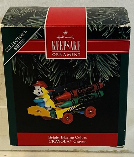 Hallmark Keepsake Ornament Bright Blazing Colors Crayola Crayon 1992 ...