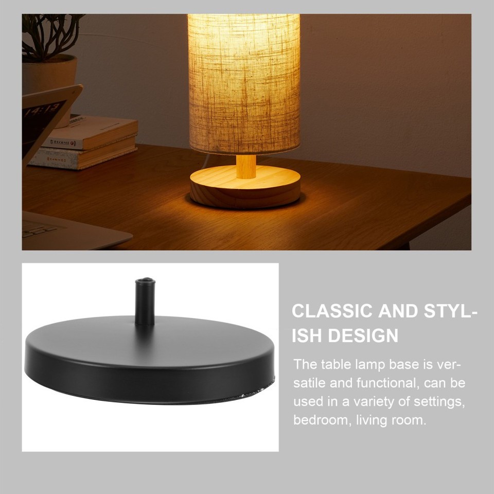 Desk Mount Swing Arm Lamp Industrial Table Base Replacement Clamp for ...