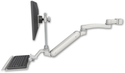 ICW Inverted Ultra 182 Arm with EV710 monitor mount mount for a 2" pole ...