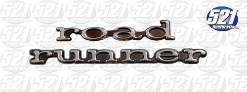 New Emblems "road" and "runner" Fits 69 70 71 72 73 74 Plymouth ...