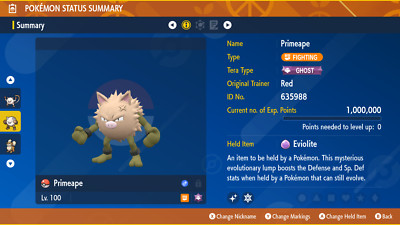 Primeape Shiny, Non-Shiny 6IV Battle Ready Pokemon Scarlet & Violet | eBay