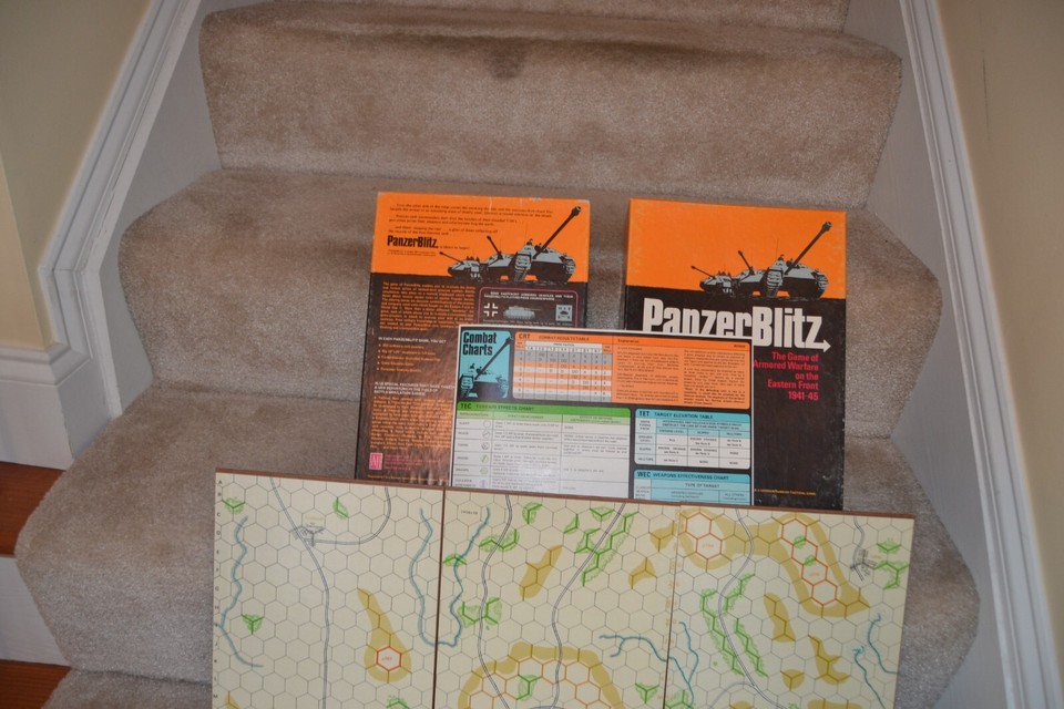 LOT OF 2 PANZER BLITZ BOARD GAMES LOTS OF EXTRA GAME PIECES EXTRA GAME ...