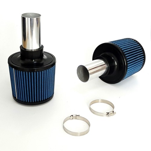 Blue N54 Dual Cone Filter Air Intake Kit for BMW 135i 335i 535i 3.0L ...