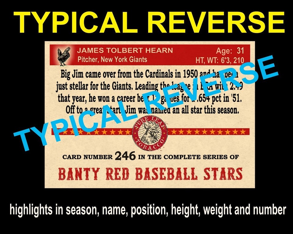 Banty Red 52's #1059 RED ROLFE, Detroit Tigers DEBUT | eBay