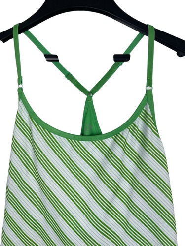 Champion Kelly Green Striped Racerback Spaghetti Strap Athletic Tank ...