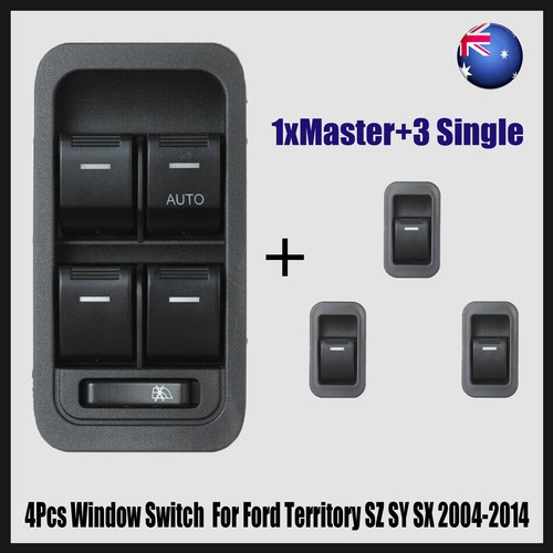 New Master & 3 Single Window Switch For Ford Territory SX SY SZ 2004 ...