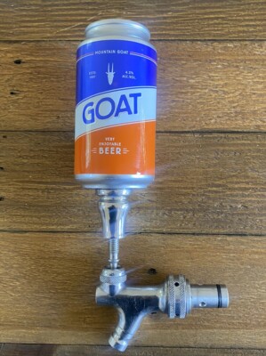 Goat Beer Can Tap Handle With Tap | eBay Australia