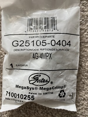 Hydraulic Fittings - Gates Megacrimp