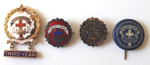 COLLECTION OF FOUR 1920s PRESBYTERIAN PINS ENAMELED PINBACKS | eBay