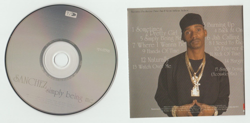 Sanchez – Simply Being Me CD Reggae 2000 - DISC & BACK ARTWORK ONLY | eBay