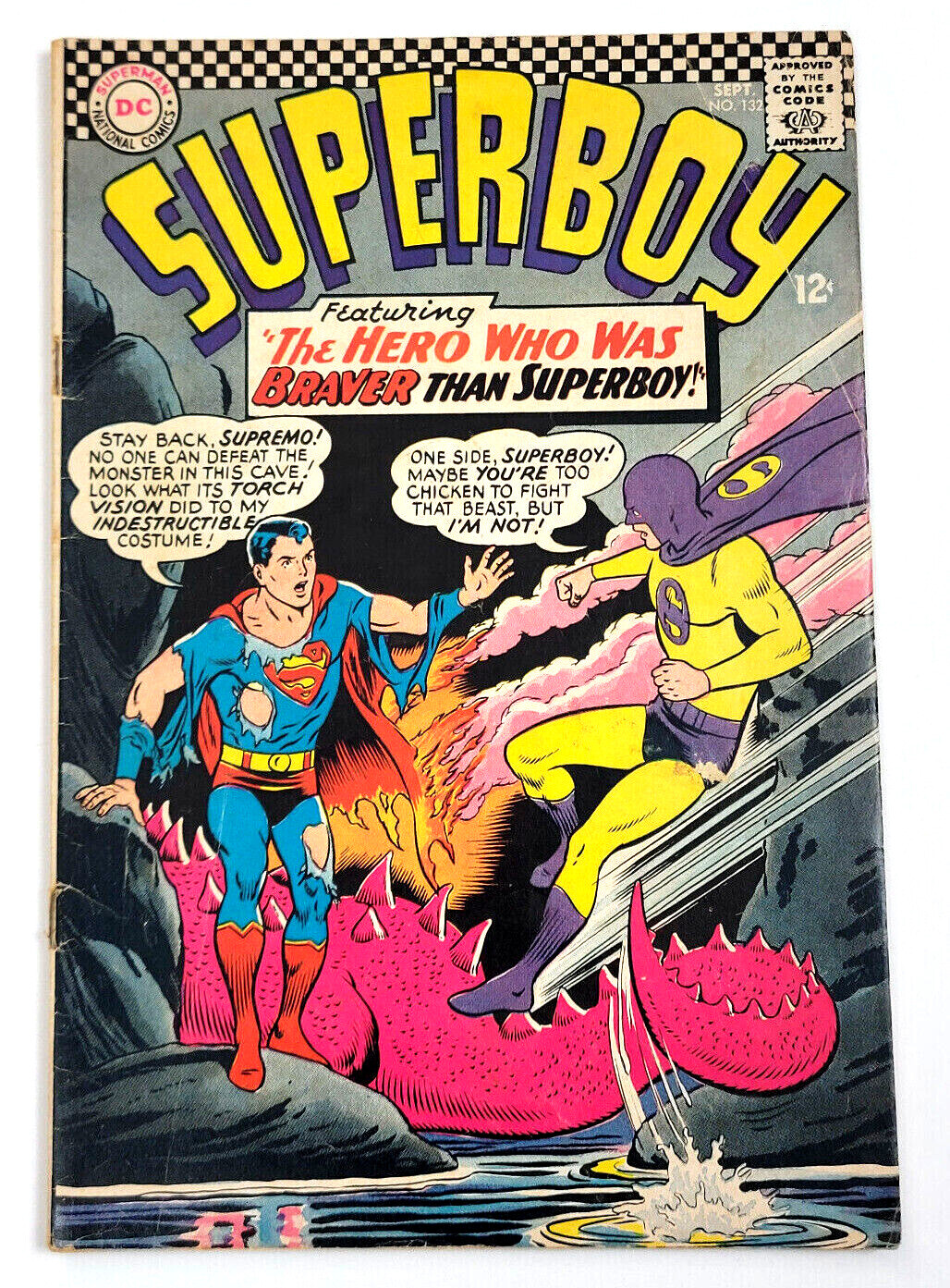 SUPERBOY # 132 - (1966) DC COMICS / 1ST SUPREMO APPEARANCE | eBay