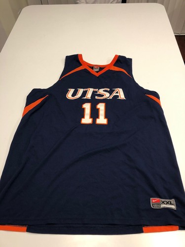 Game Worn Used Texas San Antonio Roadrunners UTSA Basketball Jersey 2XL ...