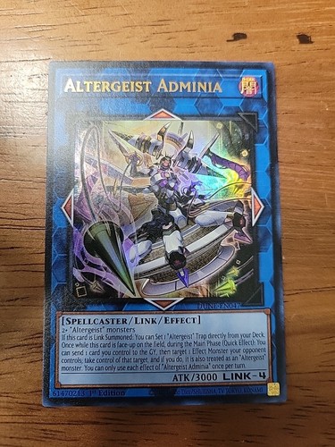 Yugioh! Altergeist Adminia DUNE-EN047 Ultra Rare 1st Edition NM | eBay