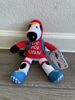 Chick-fil-A Plush Cow Doll Toy Summer 2023 Red Hoodie Traveler 9" Map ...