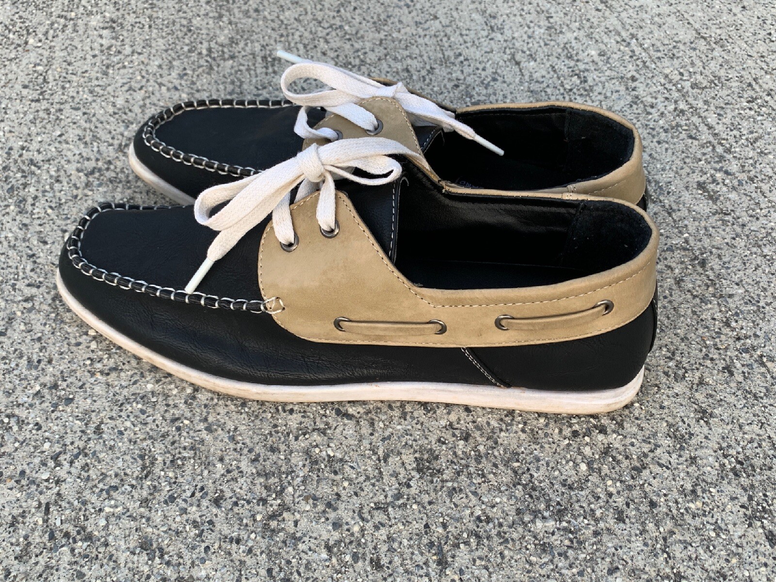 TIM EVANS England Two Tone Loafers Oxfords Casual Men… - Gem