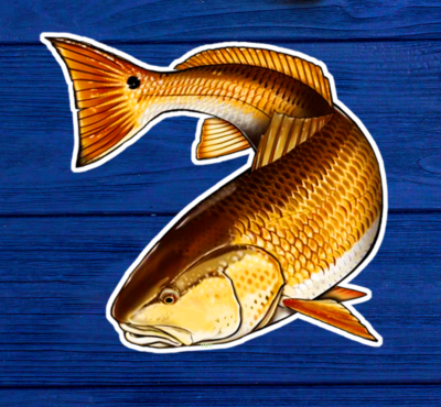 Fishing Decals For Trucks Redfish Sticker Truck Fishing Accessories