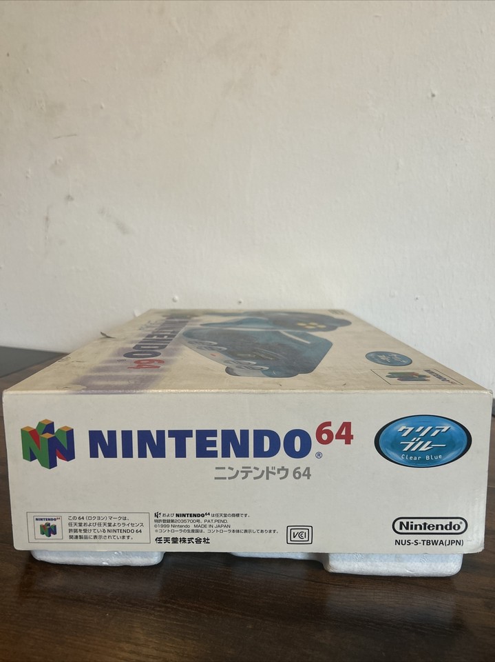 NEW Nintendo 64 Clear BLUE Console N64 Japan Excellent | eBay