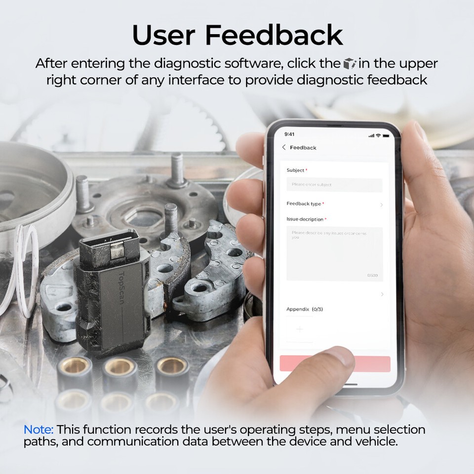 2025 TOPDON OBD2 Motorcycle Diagnostic Scanner Code Reader for BMW ...