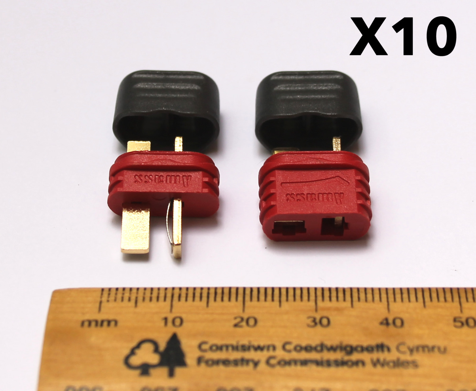 *GENUINE AMASS* Male Female Deans T Plugs Insulated Caps Connectors ...