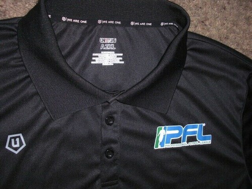 Unitus PFL Professional Futsal League black athletic polo shirt 2XL NEW ...
