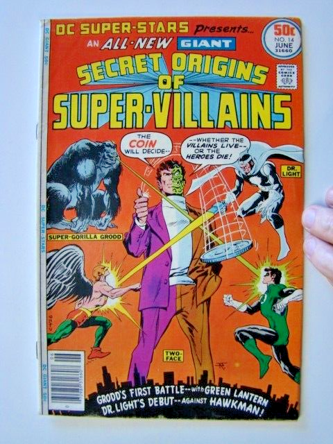 DC Super Stars #14 Secret Origins Super Villains Two Face Jim Aparo ...