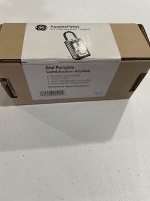 GE AccessPoint Portable KeySafe Original Spare Key Storage Spin Dial ...