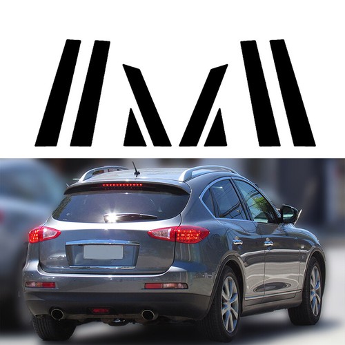 Fit Infiniti QX50 2014-2017 Black Pillar Post Trim Cover Decal Sticker ...