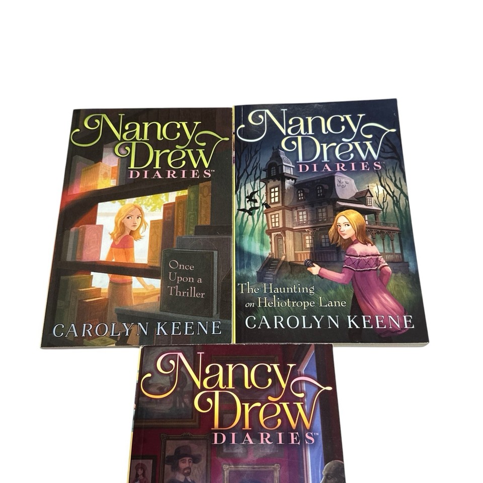 Lot Of 3 Nancy Drew Diaries Paperback Books - Famous Mistakes Once Upon ...