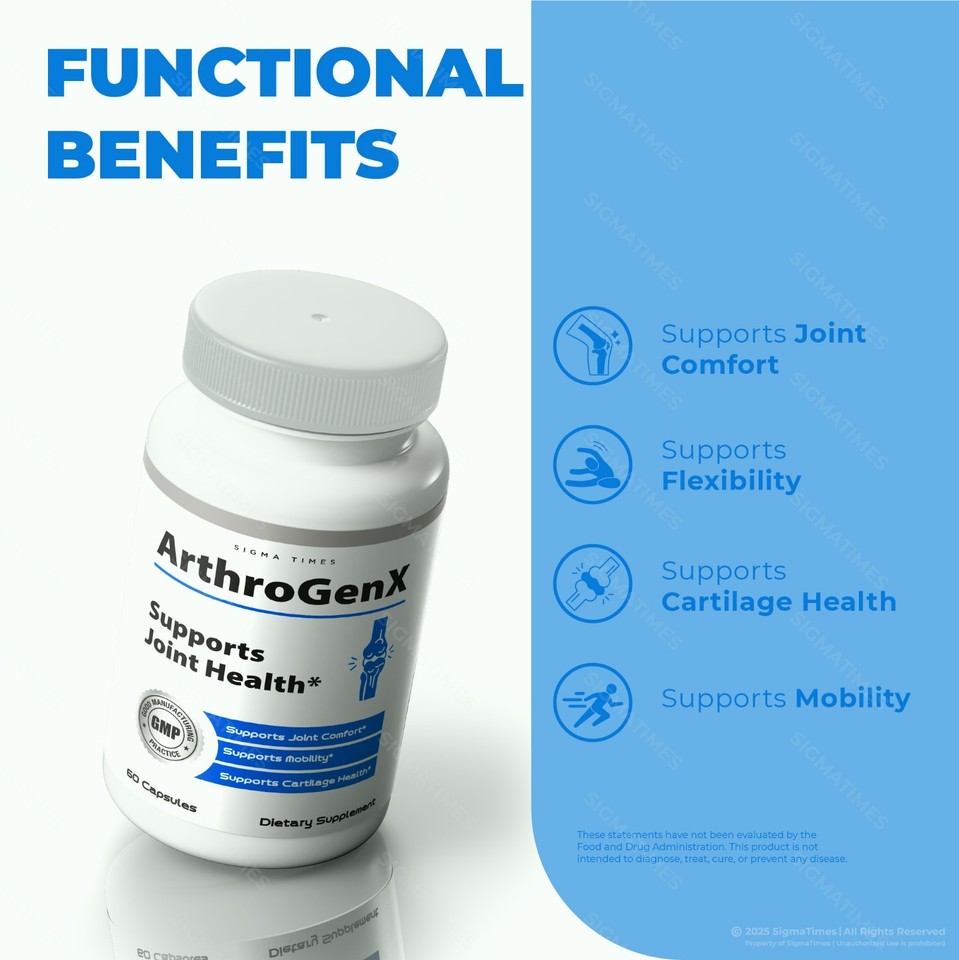 ArthroGenX Capsules, Arthro GenX Premium Supplement for Healthy Joints ...