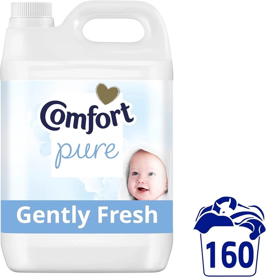 Comfort Pure Sensitive Fabric Conditioner dermatologically tested 160 ...