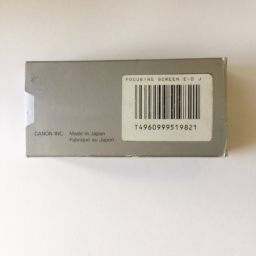 Canon Focusing Screen E Grid matte Type D for EOS 620,650 English ...