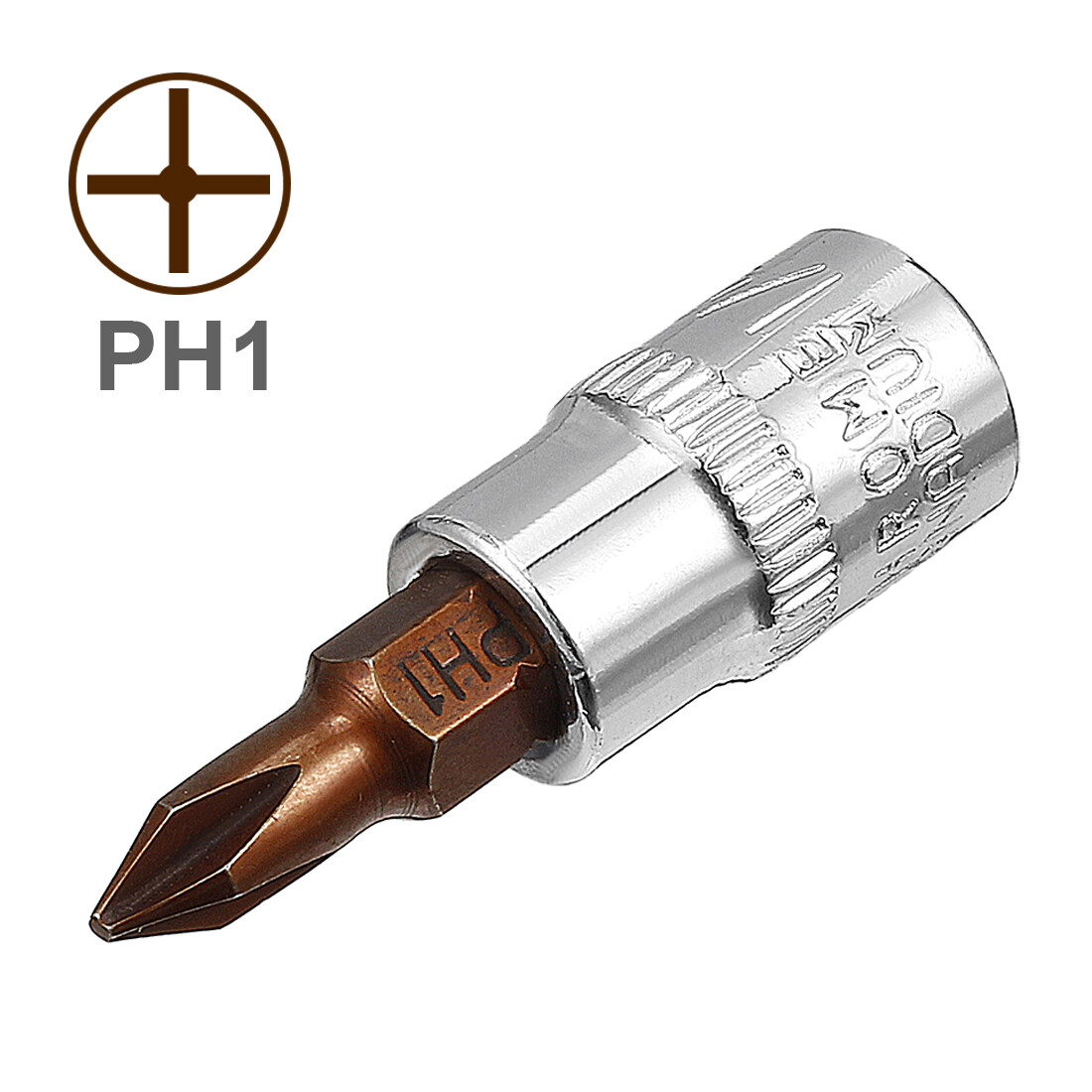 2Pcs 1/4-Inch Drive PH1 phillips Bit Socket S2 Steel for sale online | eBay