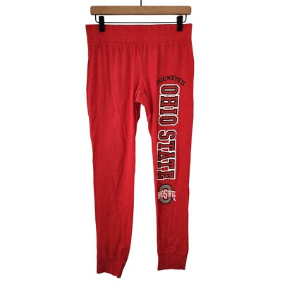 Ohio State University OSU Buckeyes Red Joggers Sleep Pajamas Lounge ...