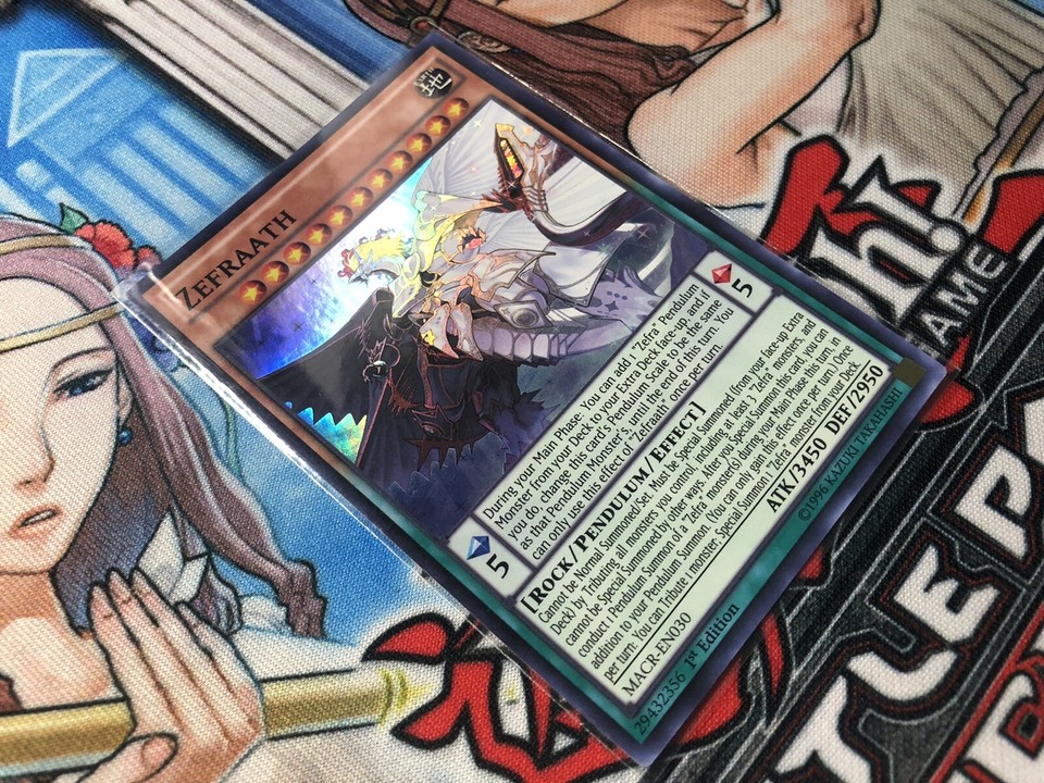 yugioh Zefraath super rare 1st edition MACR-EN030 | eBay