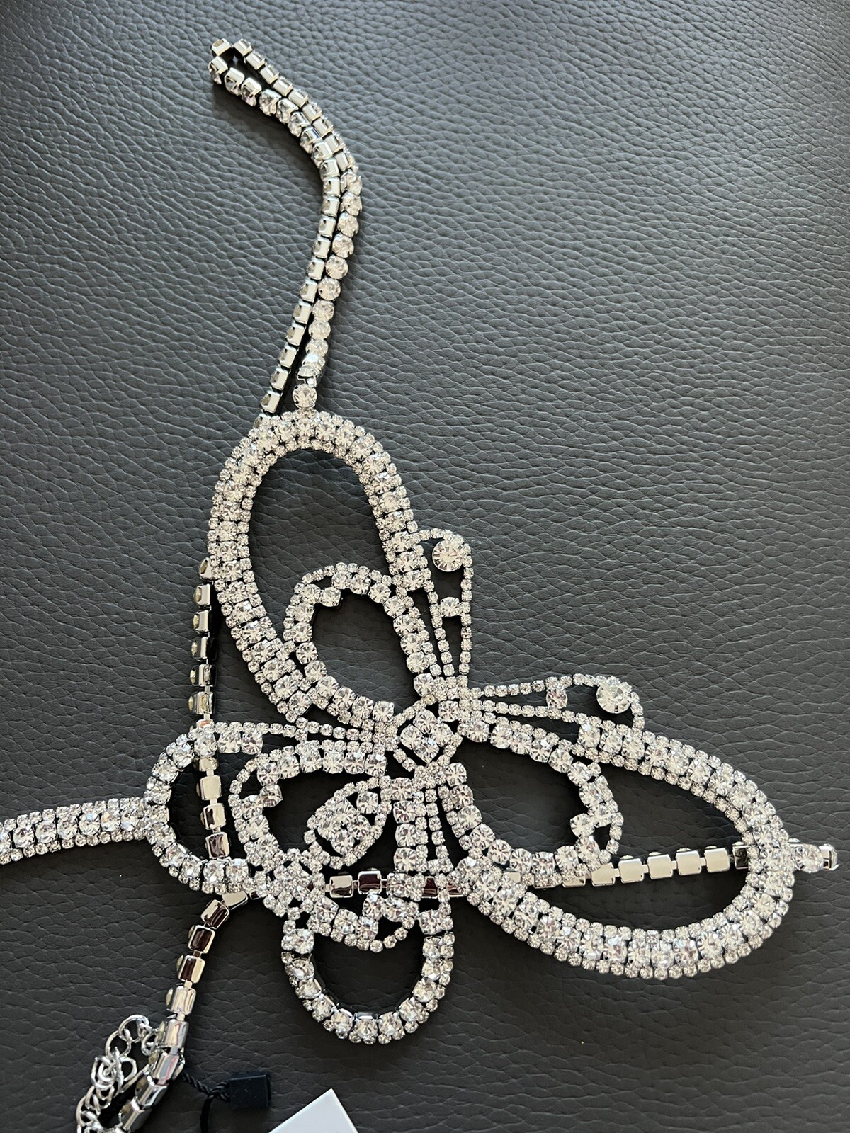 ZARA WOMAN NWT JEWEL RHINESTONE BRA TOP SILVER REF: 4736/313 | eBay