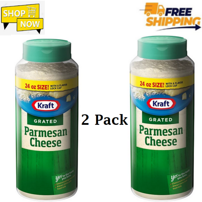 (Pack OF 2) Kraft Grated Parmesan Cheese (24 oz.)Best Price | eBay
