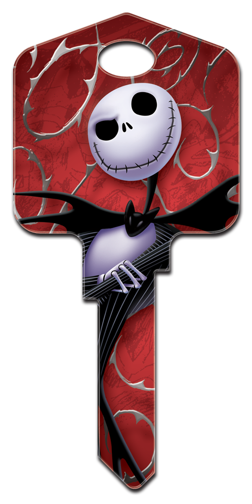 Disney Nightmare Before Christmas Jack & Sally House Key Blank Schlage ...