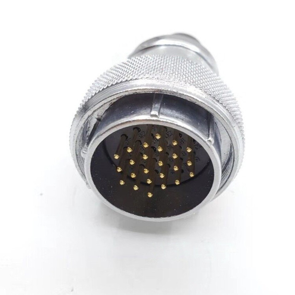 For FANUC 24 PIN EE Connector A63L-0001-0234/S2524M Plastic/Metal Plug ...