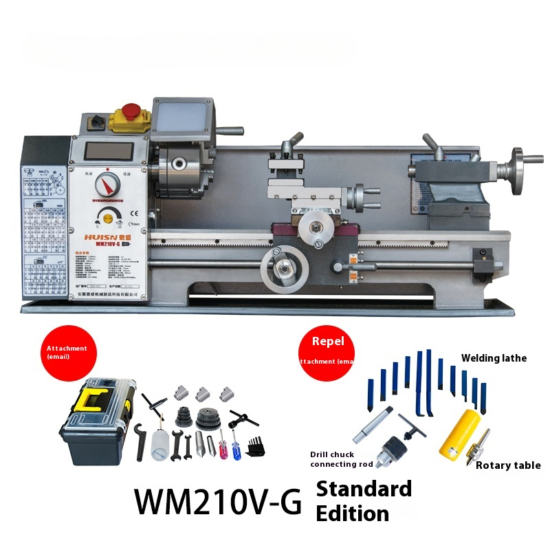 Small machine metal processing lathe Multifunctional household ...