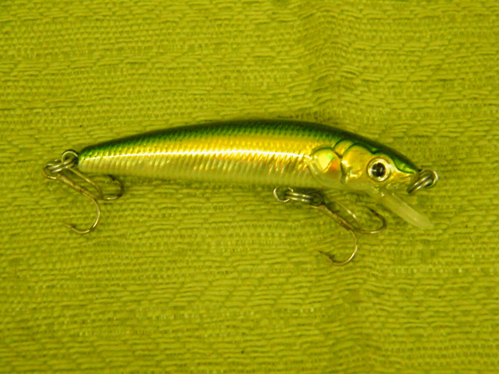 Matzuo Blue and Yellow Fishing Lure, 2 Hooks and Small Rattle | eBay