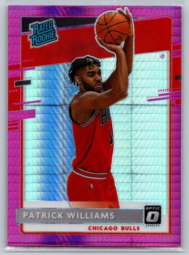2020 Donruss Optic #154 Patrick Williams Pink Hyper Prizm Rated Rookie ...