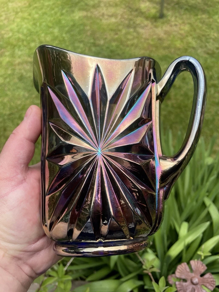Carnival Glass Pitcher | eBay
