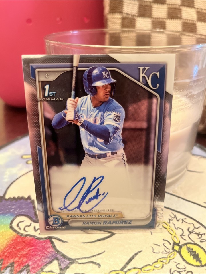 2024 Topps Bowman Chrome 1st Auto Ramon Ramirez CPA-RRZ KC Royals | eBay
